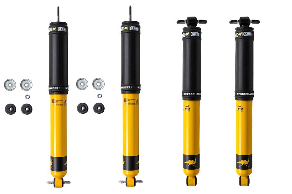 Kit 4 shocks OME Nitro Charger Plus for JEEP WRANGLER TJ | Old Man Emu ...