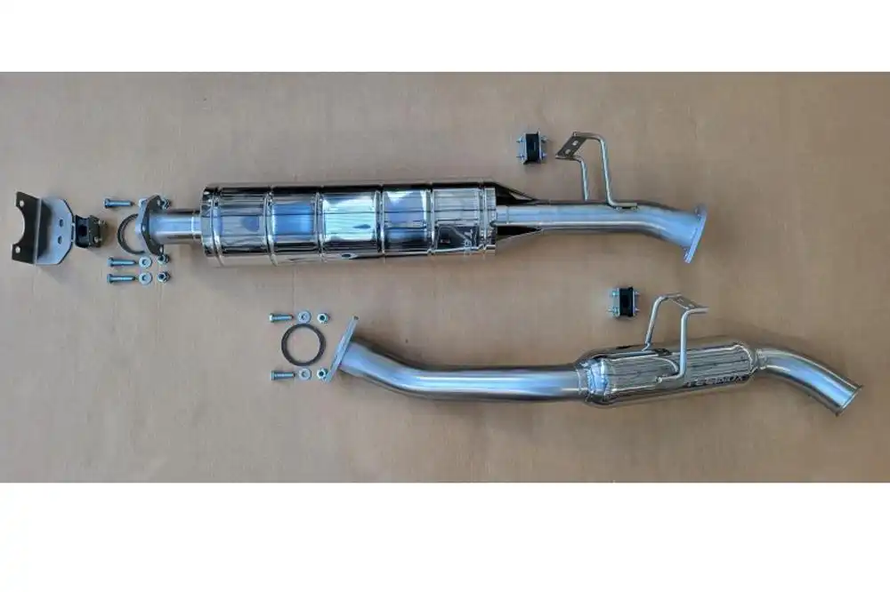 Toyota Land Cruiser GRJ79 sport center muffler and rear pipe with ...